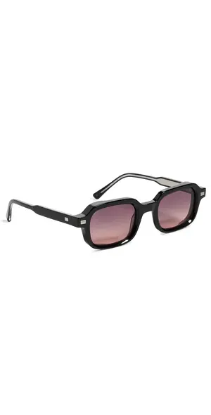 JIMMY FAIRLY Brooke Rectangle Sunglasses - Black