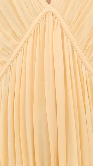DRESS TO Ruffle-trim Maxi Dress