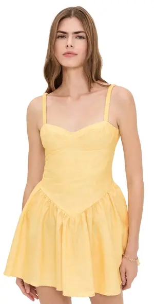 Peixoto Flynn Dress - Bandana Dandy Yellow