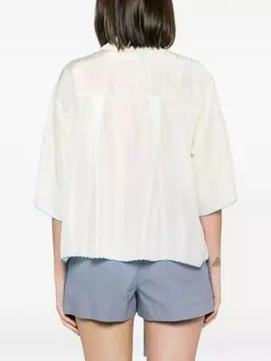 FORTE_FORTE Scallop-trim Shirt