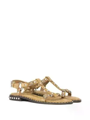 Ash Podium Studded Sandals - Neutrals