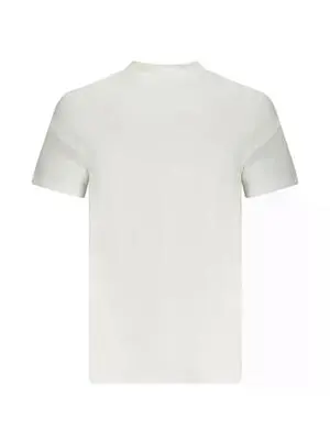 Calvin Klein Logo-embroidered Cotton T-shirt - Neutrals