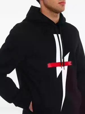 Neil Barrett Thunderbolt Print Hoodie