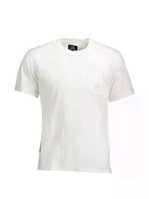 LA MARTINA Embroidered-logo Pocket T-shirt - Neutrals