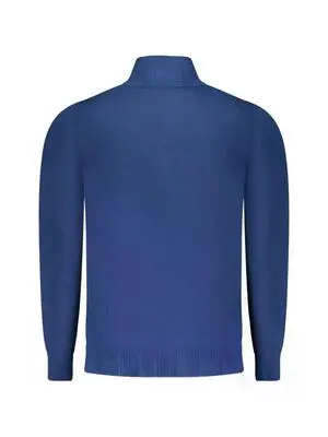 COVERI MOVING Quarter-zip Fine-knit Pullover