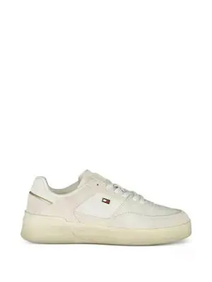 Tommy Hilfiger Logo-detail Low Top Sneakers - Neutrals