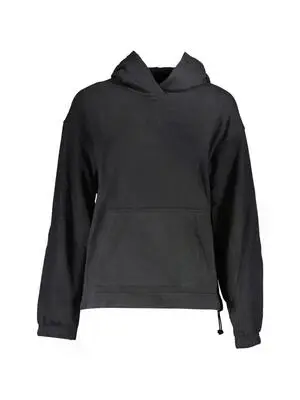 Calvin Klein Logo-embroidered Hoodie - Black