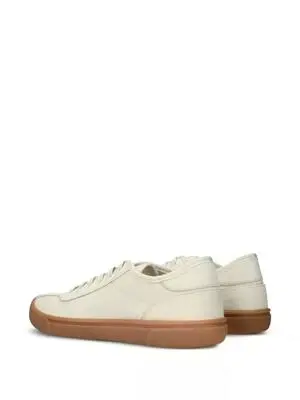 THE ROW Lace-up Canvas Sneakers - Neutrals