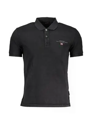 NAPAPIJRI Logo-print Polo Shirt - Black