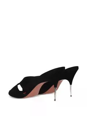 Amina Muaddi Open Toe Mules