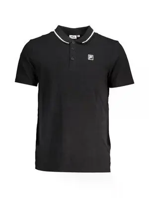 FILA Logo-patch Tipped Polo Shirt