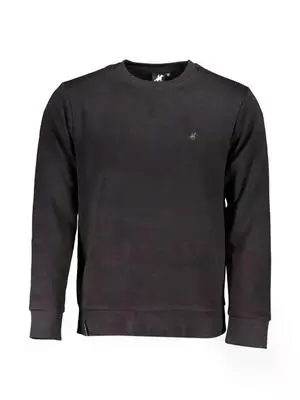 U.S. Grand Embroidered-logo Crew-neck Sweater