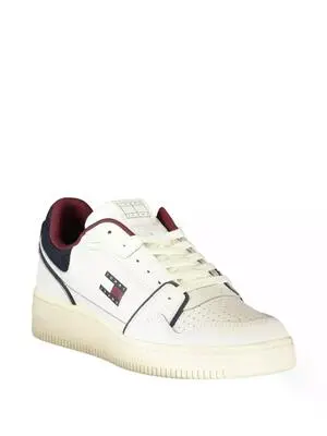 Tommy Hilfiger Panelled Perforated-detail Sneakers - Neutrals