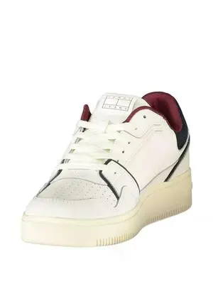 Tommy Hilfiger Panelled Perforated-detail Sneakers - Neutrals