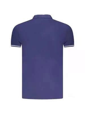 Roberto Cavalli Tipped-trim Polo Shirt - Blue