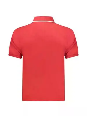 NORTH SAILS Logo-patch Tipped Polo Shirt - Red