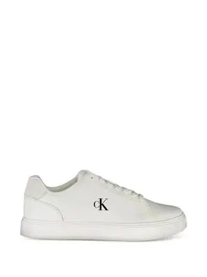 Calvin Klein Logo-print Leather Sneakers