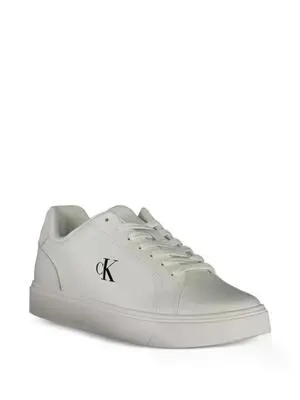 Calvin Klein Logo-print Leather Sneakers