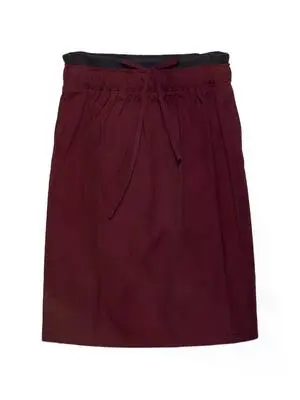 Prada Poplin Midi-skirt - Red