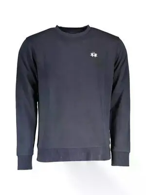 LA MARTINA Embroidered-logo Sweater - Blue