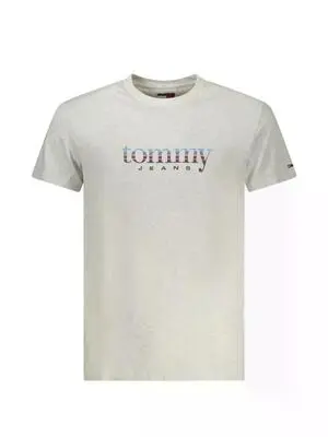 Tommy Hilfiger Logo-print Cotton T-shirt - Grey