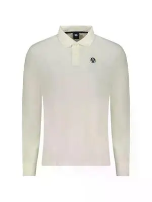 NORTH SAILS Long-sleeved Polo Shirt - Neutrals
