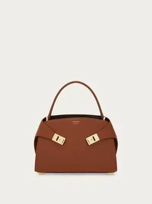 FERRAGAMO Hug Soft Handbag - Brown