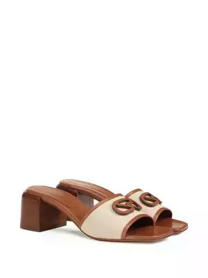 SERGIO ROSSI Surge Logo-appliqué Sandals