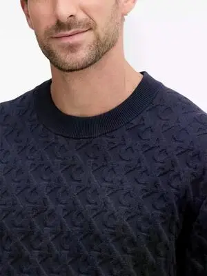 Calvin Klein Monogram-pattern Sweater