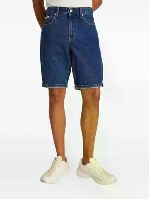 Calvin Klein Raw Edge Hem Bottoms For Men