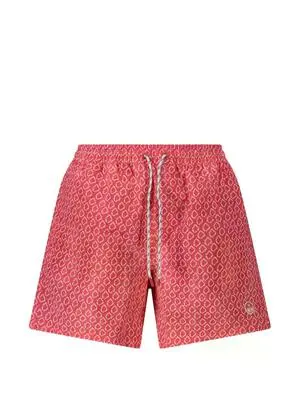 NORTH SAILS Logo-print Drawstring Swim Shorts - Red