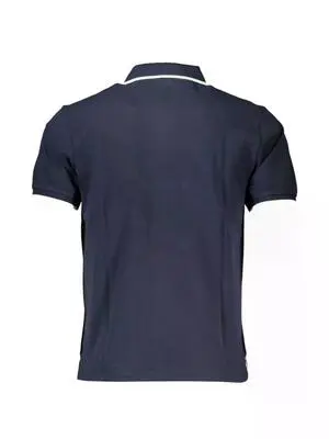 NORTH SAILS Logo-print Tipped Polo Shirt - Blue