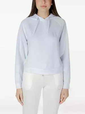 Armani Exchange Logo-print Raglan-sleeve Hoodie