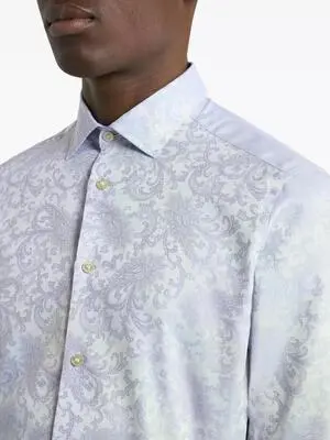 Etro Paisley Jacquard Shirt - Purple
