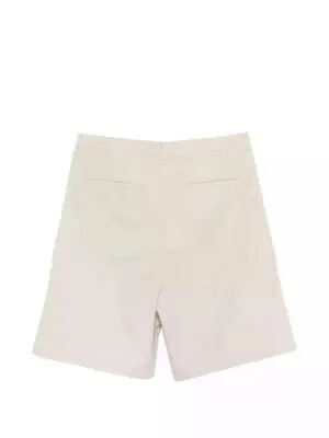 Aspesi Pleated Cotton Shorts - Neutrals