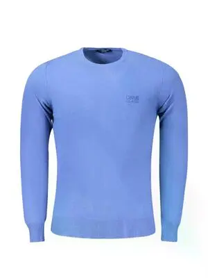 Roberto Cavalli Crew-neck Cotton Sweater - Blue