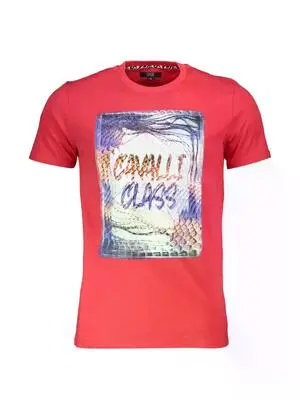 Roberto Cavalli Logo-print T-shirt - Red