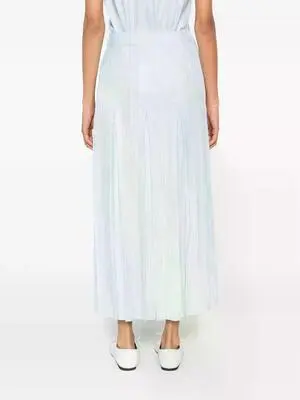 GONGDID DESIGN Pleated Midi Skirt
