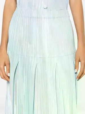 GONGDID DESIGN Pleated Midi Skirt