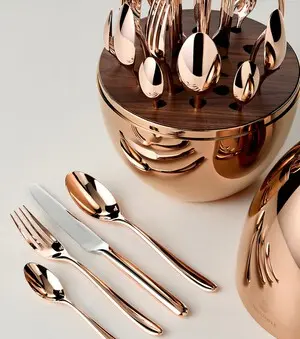 Christofle Mood Asia Precious 24-piece Cutlery Set - Pink