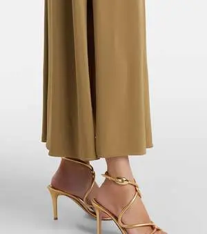 Max Mara Feluca Belted Maxi Dress - Beige