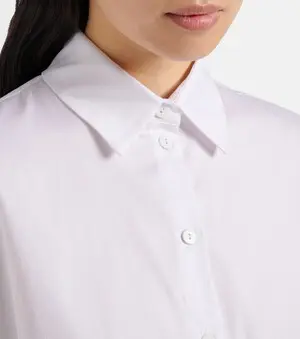 Max Mara Pittura Cotton-blend Shirt - White