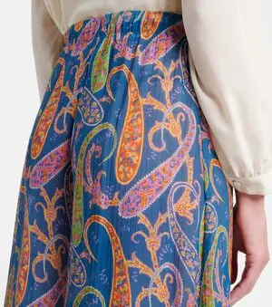 Etro Paisley Wide-leg Pants