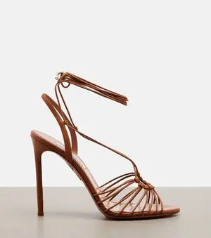 AQUAZZURA Ritmo Leather Sandals