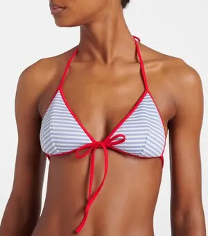 Prada Striped Bikini Top
