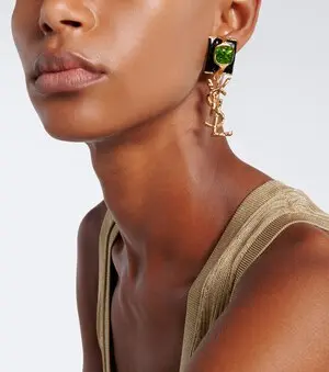 Saint Laurent Cassandre Clip-on Earrings