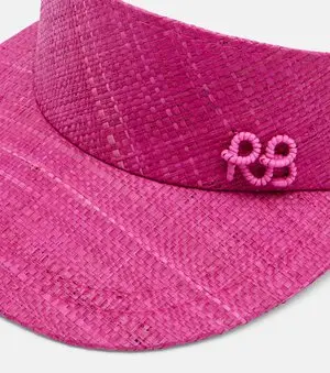 Ruslan Baginskiy Logo Straw Visor - Pink