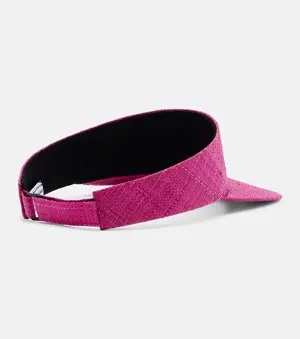 Ruslan Baginskiy Logo Straw Visor - Pink