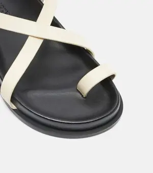 A.emery Jalen Leather Sandals - White