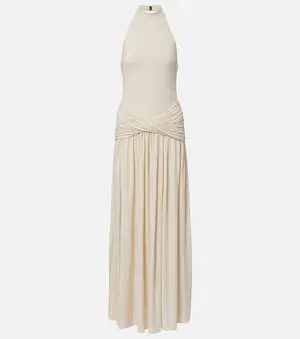 BANANHOT Zoya Halterneck Maxi Dress